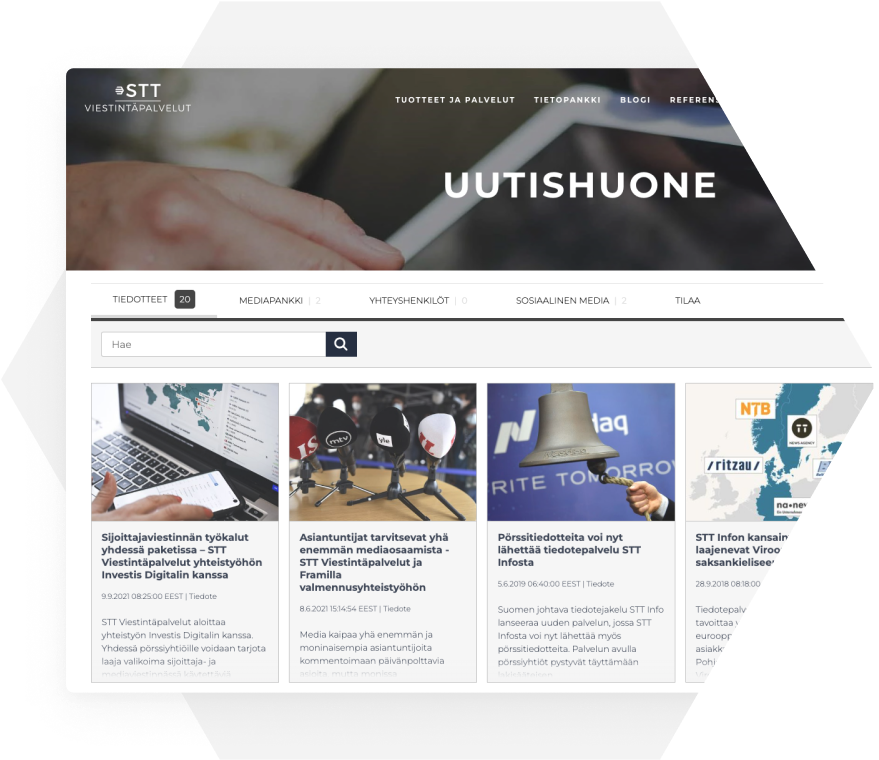 STT Info tiedotejakelu - STT Viestintäpalvelut